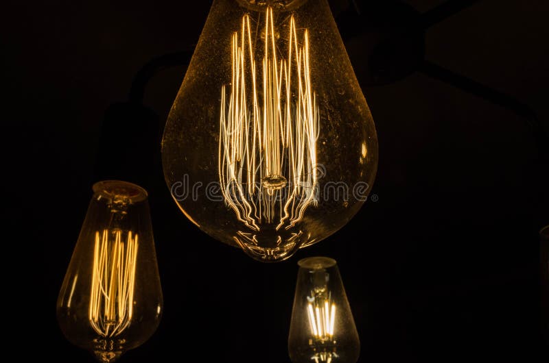 Photo of the Interior with a Lamp or Lamp Close-up. Stock Photo - Image ...