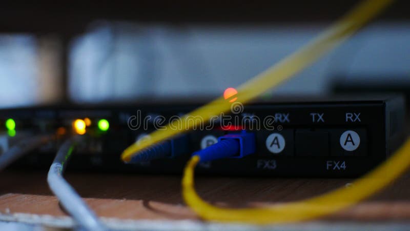 Photo of Internet Server Device LAN HUB Stock Photo - Image of ...