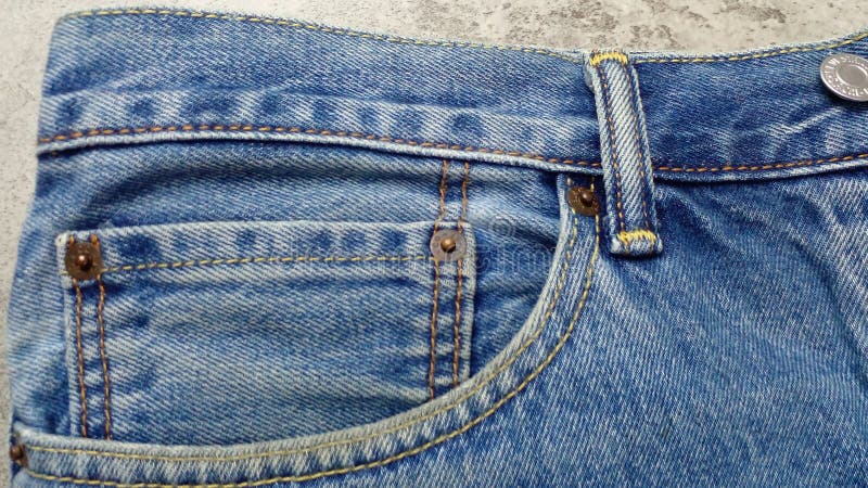 Photo of Jeans Stitching Detail Editorial Stock Image - Image of jeans ...