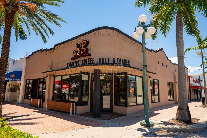 Photo of Jr B Restaurant on Hollywood Boulevard Editorial Stock Photo ...