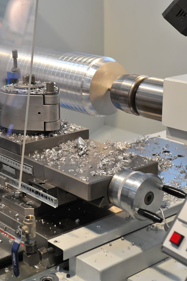 Lathe, CNC milling stock photo. Image of industry, manufacture - 38836292