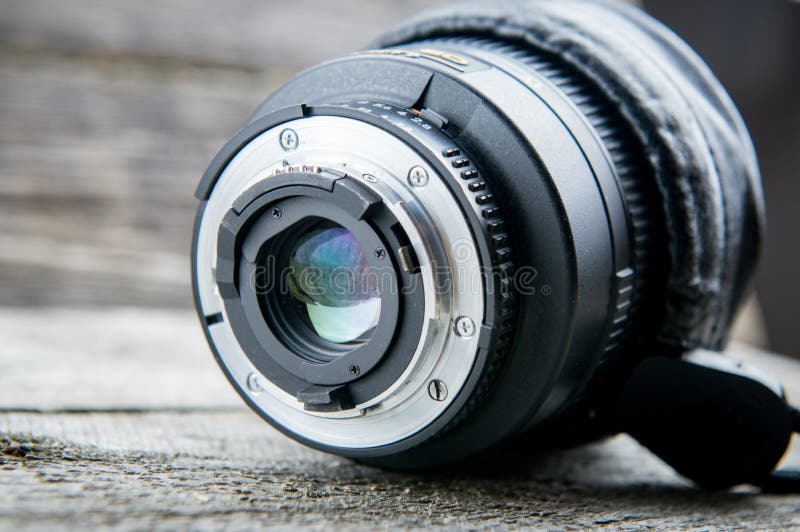 Photo lens back stock photo. Image of wide, shootting - 51049678