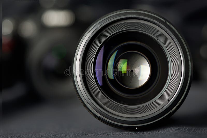 Camera lens stock image. Image of macro, projection, professional ...