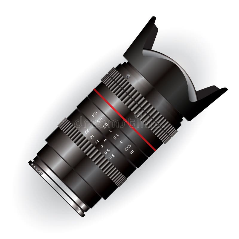 Photo lens stock vector. Illustration of elements, icons - 57468157