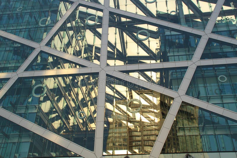 Light Inside New Modern Building. Stock Photo - Image of financial ...