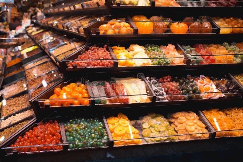 Photo in Local Market Full of Different Sweets Stock Photo - Image of ...