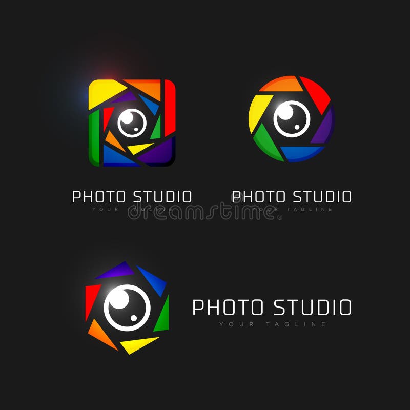 Photo logo stock vector. Illustration of round, service - 90649248