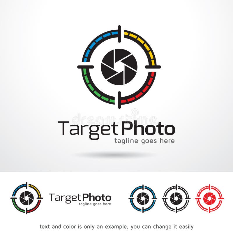 Photo Logo Template Design Vector De Cible Illustration de Vecteur ...