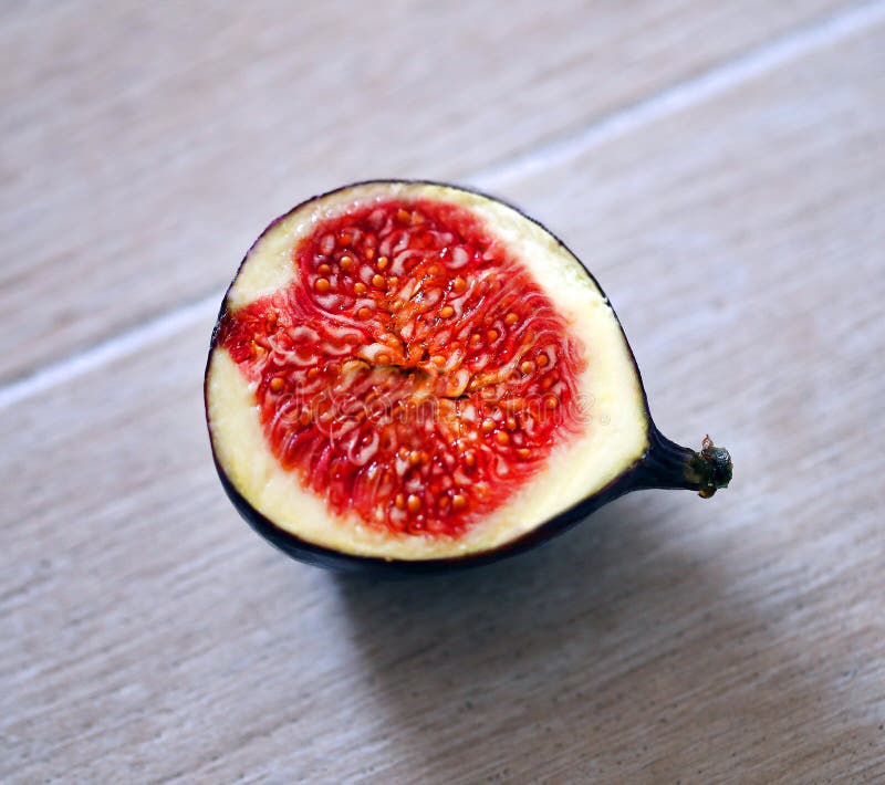 Photo Macro Delicious Big Figs Stock Photo - Image of agriculture ...