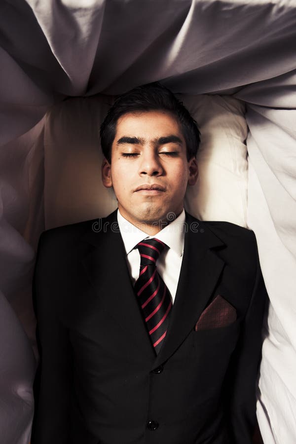 Coffin Bearer Carrying Casket at Funeral Stock Photo - Image of ...