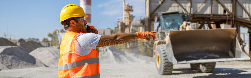 Photo of Man Working Hard at Construction Industry Plant Stock Image ...