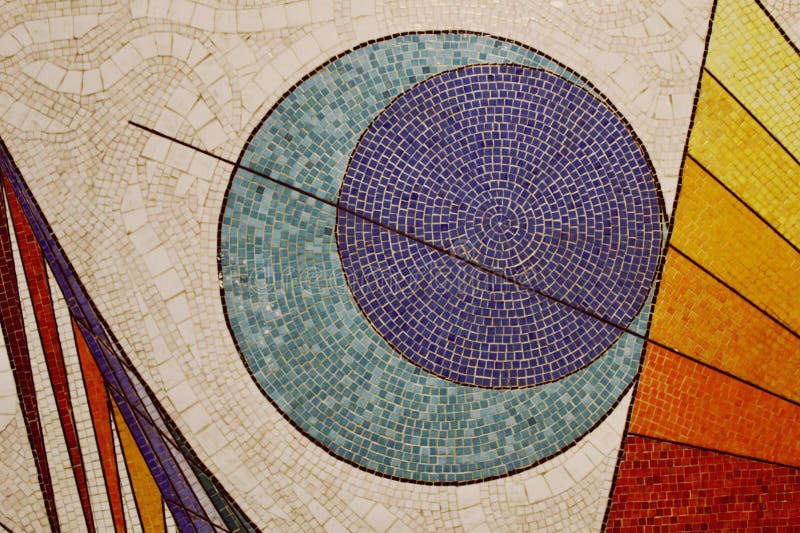 The Photo of the Marble Art Circle and Line Stock Image - Image of ...