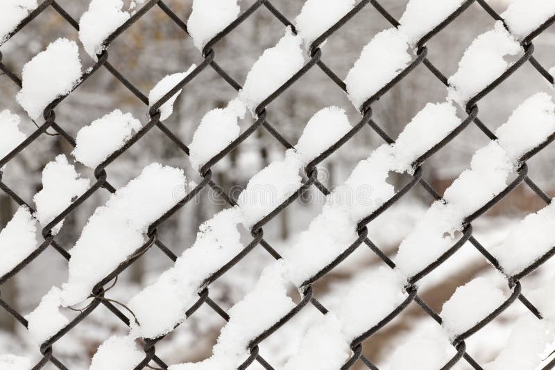 Metal grating covered snow stock image. Image of industrial - 102901499