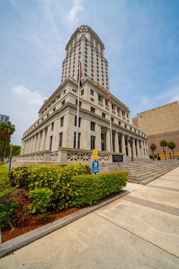 Photo of the Miami Dade County Courthouse Built 1925 Editorial Stock ...