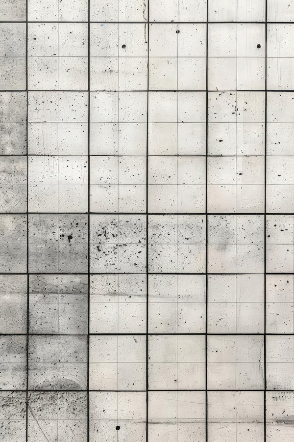 Photo of Minimalist Grid Pattern Texture with Clean Lines and Neutral ...