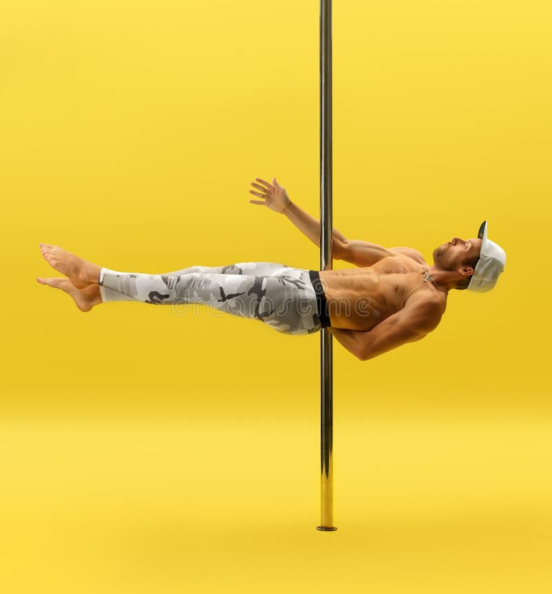 Photo of Modern Male Dancer Performing on Pylon Stock Photo - Image of ...