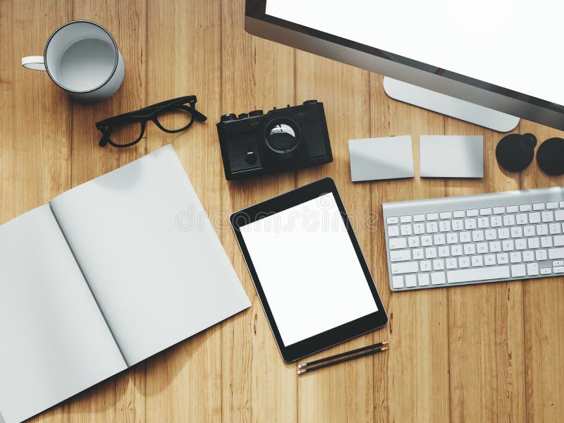 Photo of Generic Design Computer Screen on the Stock Photo - Image of ...