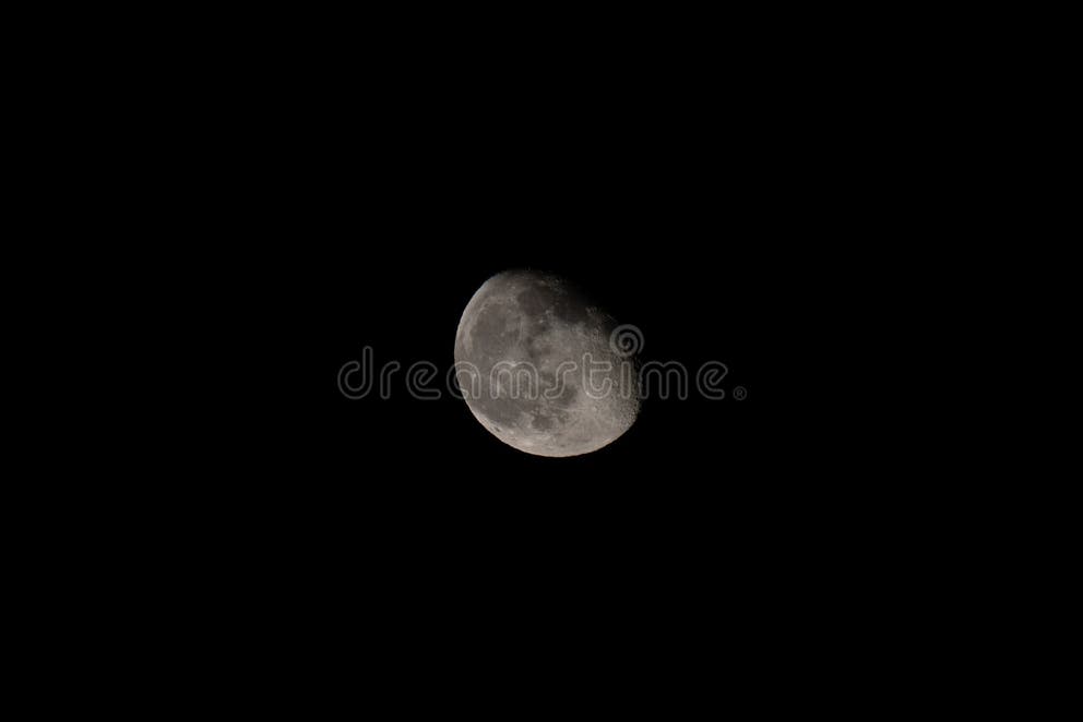 Photo of Moon Up Close in the Night Stock Photo - Image of night, close ...