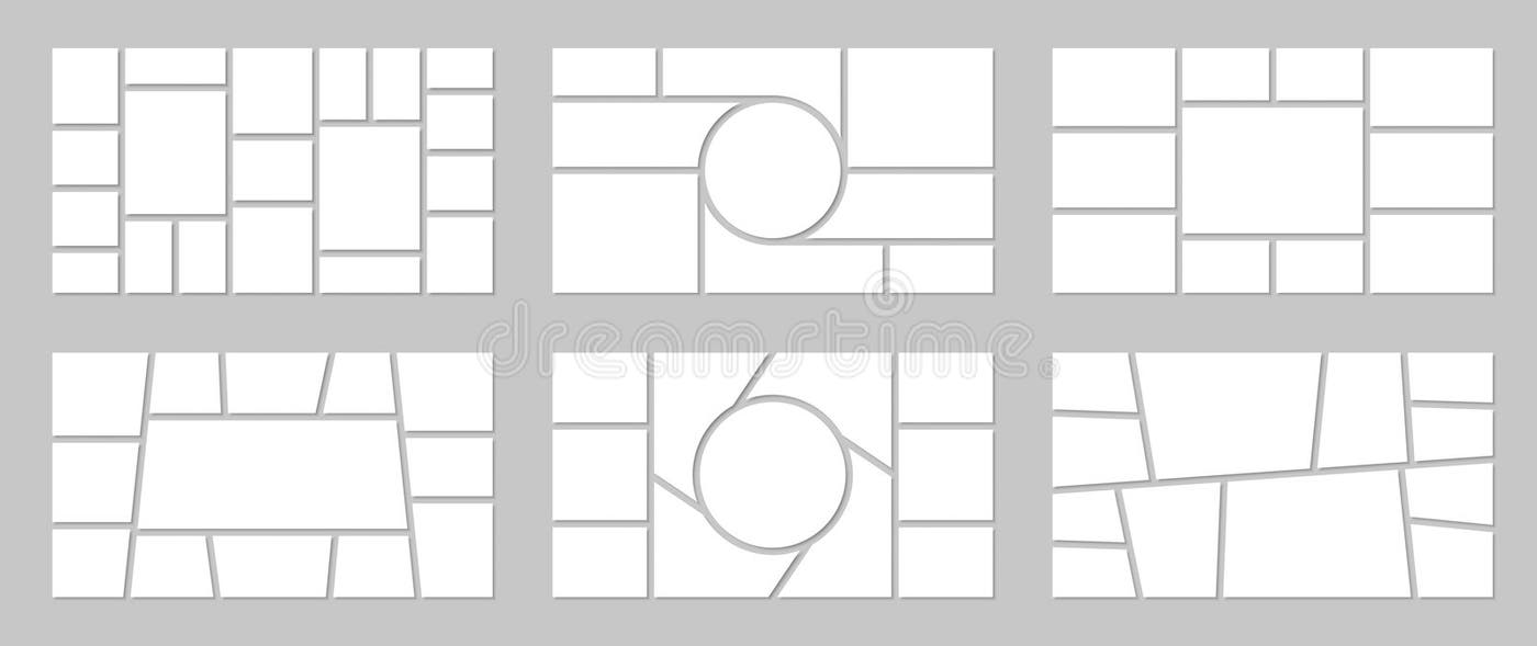 Round Collage Templates Stock Illustrations – 907 Round Collage ...