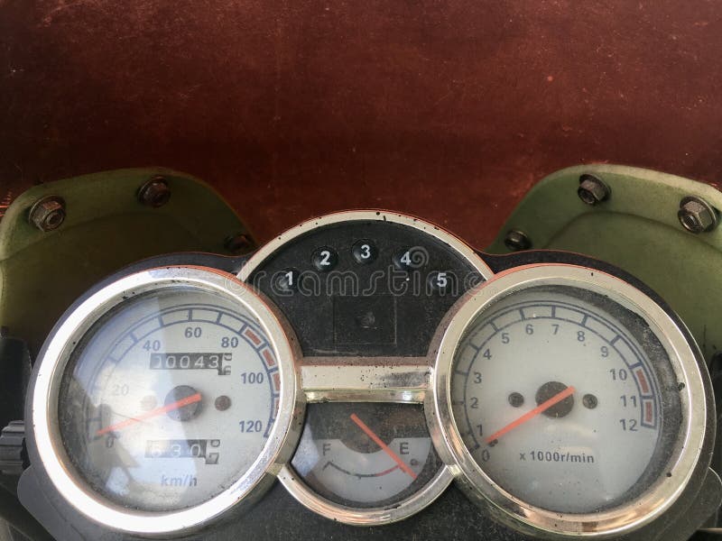 Photo of Motorcycle Speedometer Stock Photo - Image of dashboard ...