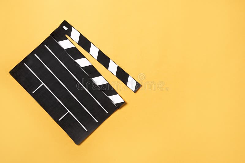Photo of movie clapper stock photo. Image of hollywood - 249679658