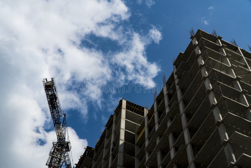 Photo of a Multi-storey Building Under Construction Stock Image - Image ...