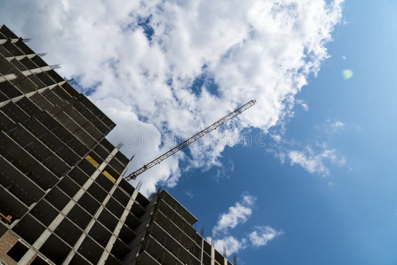 Photo of a Multi-storey Building Under Construction Stock Image - Image ...