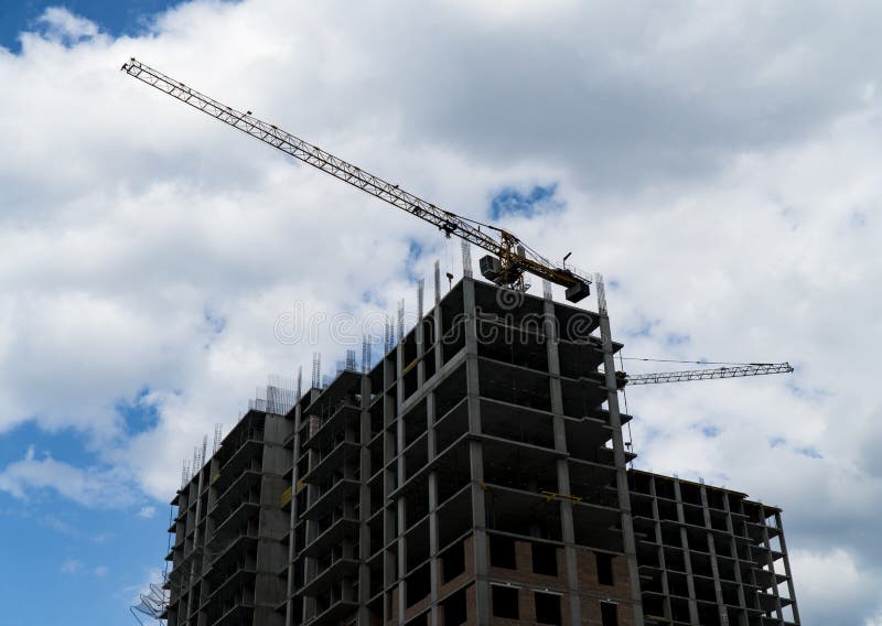 Photo of a Multi-storey Building Under Construction Stock Image - Image ...
