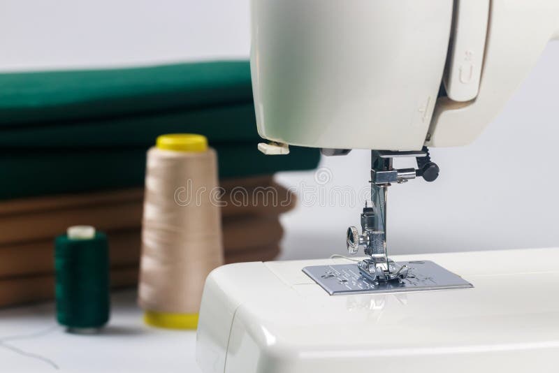 Photo of a Needle with Thread Attached To Sewing Machine. Stock Image ...