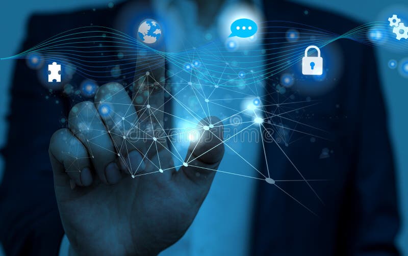 Photo of Network System in Modern Technology Smart Gadget Device ...