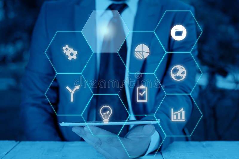 Photo of Network System in Modern Technology Smart Gadget Device ...