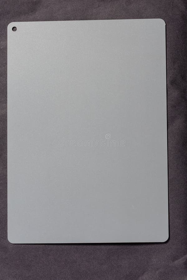 Photo of a Neutral Gray Card for Measuring White Balance in the Camera ...