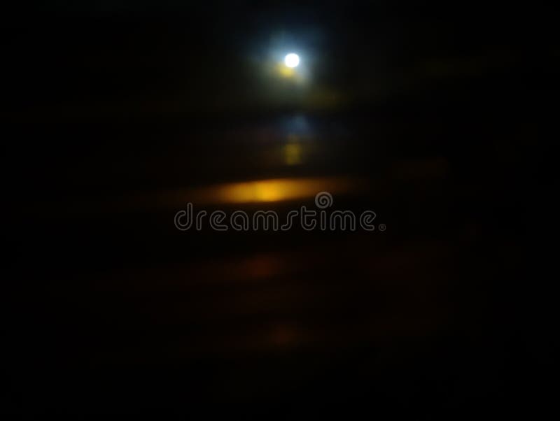 Photo of the Night Sky with a Slight Orange Glow Stock Photo - Image of ...