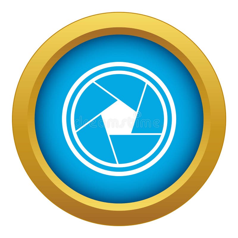 Photo Objective Icon, Flat Style Stock Vector - Illustration of lens ...