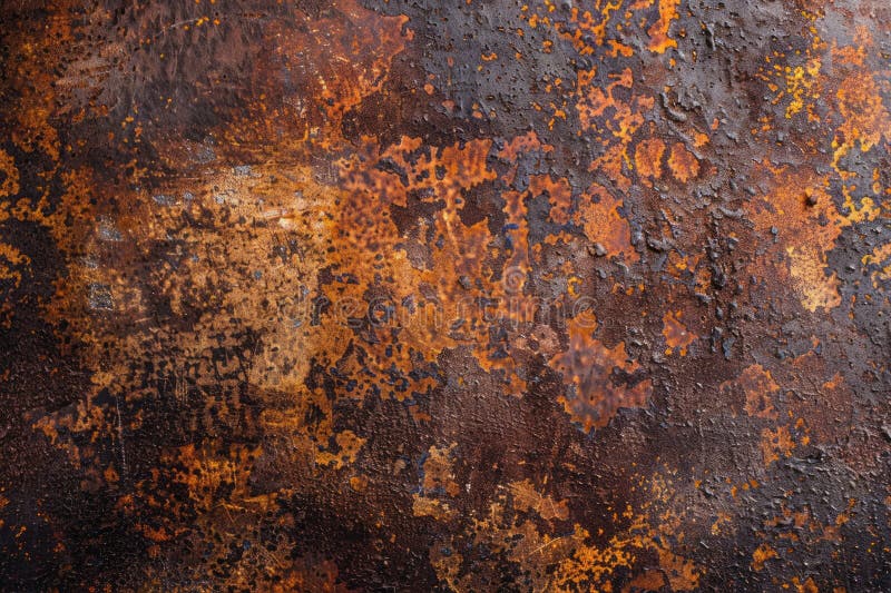 Photo of Old Corroded and Rust Metal Surface with Peeling Pieces ...