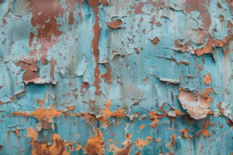 Photo of Old Corroded and Rust Metal Surface with Peeling Pieces ...