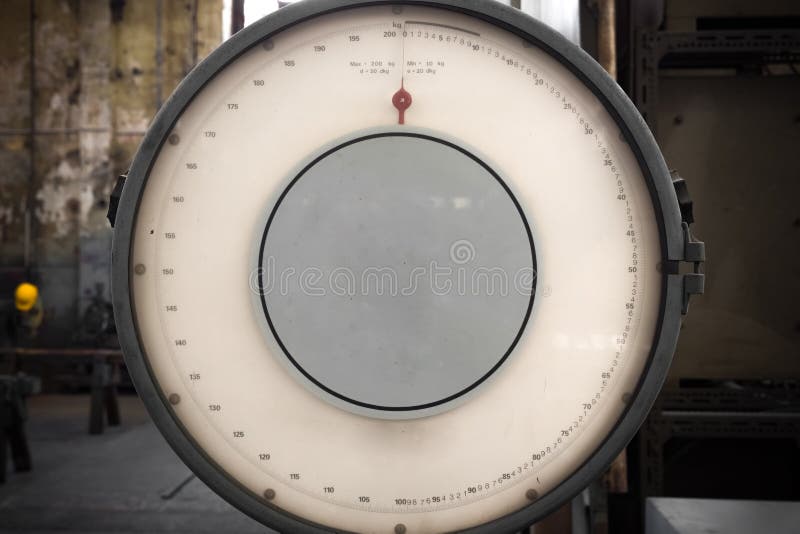 Photo of Old Industrial Balance Scale Stock Photo - Image of weight ...