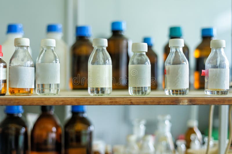 Photo of an Old Laboratory with a Lot of Bottles Stock Photo - Image of ...