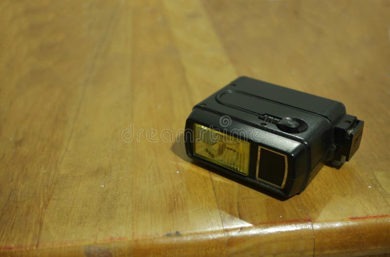 Old Vintage Camera Flash Unit Stock Image - Image of bush, nature ...
