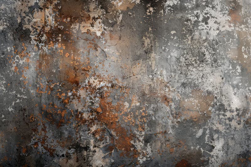 Photo of Old and Rust Grey and Orange Metal Sheet. Background Texture ...