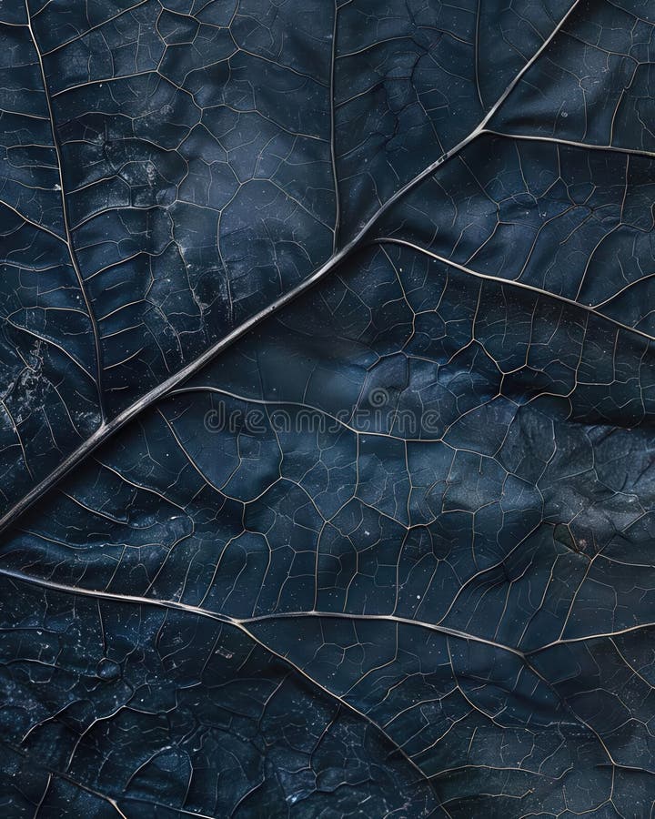 Photo of Organic Leaf Texture with Detailed Veins and Natural Variations Stock Illustration ...