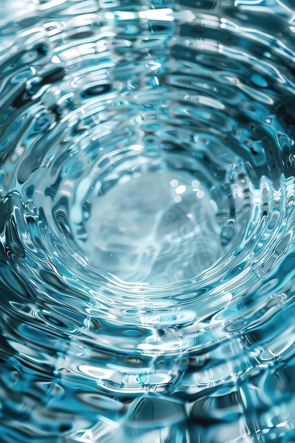 Photo of Organic Water Ripple Texture with Fluid Undulating Patterns ...