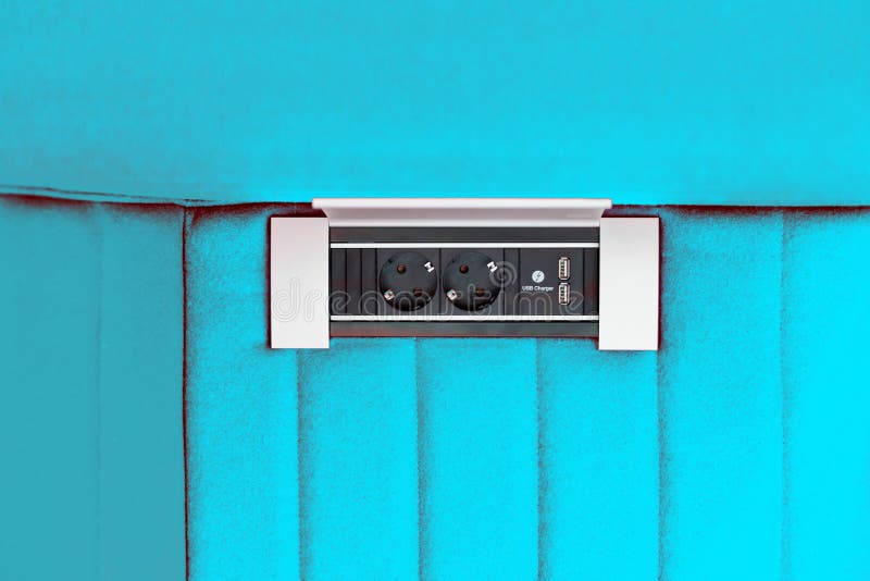 Photo of Outlet Plug in Office Stock Photo - Image of interior, chairs ...