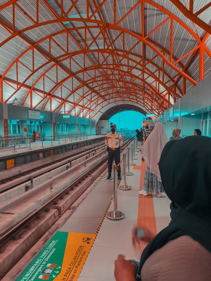 Photo of Palembang LRT Station Editorial Photo - Image of concept ...