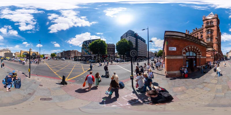 360 Photo Pancras Road London Editorial Stock Photo - Image of ...