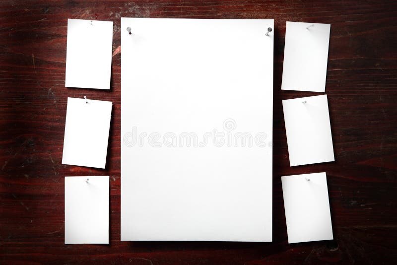 Photo Paper Attach To Rope with Clothes Pins Stock Photo - Image of ...