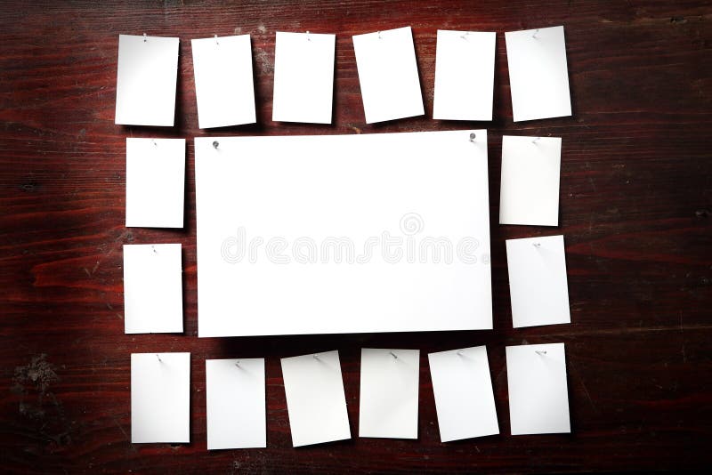 Photo Paper Attach To Rope with Clothes Pins Stock Image - Image of ...