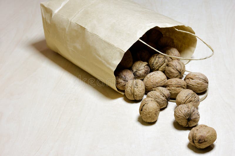 Nuts from the package3 stock image. Image of fell, shell - 203040707
