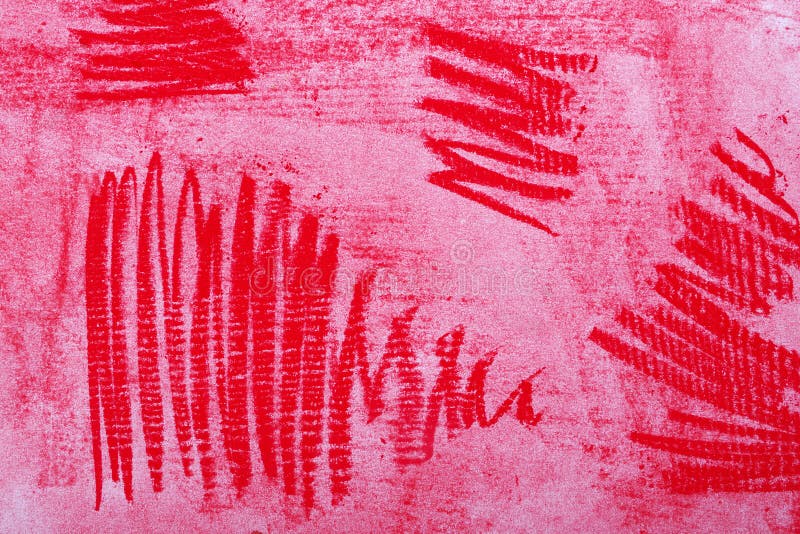 Photo of Paper Texture Painted with Red Pastel. Abstract Red Background ...