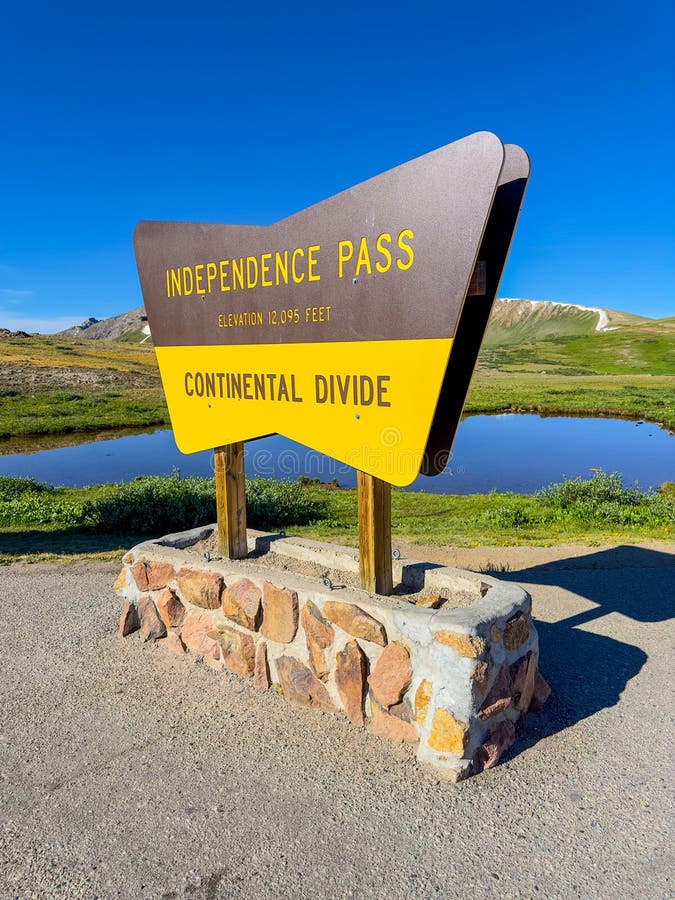 Independence Pass in Colorado Editorial Photo - Image of view ...